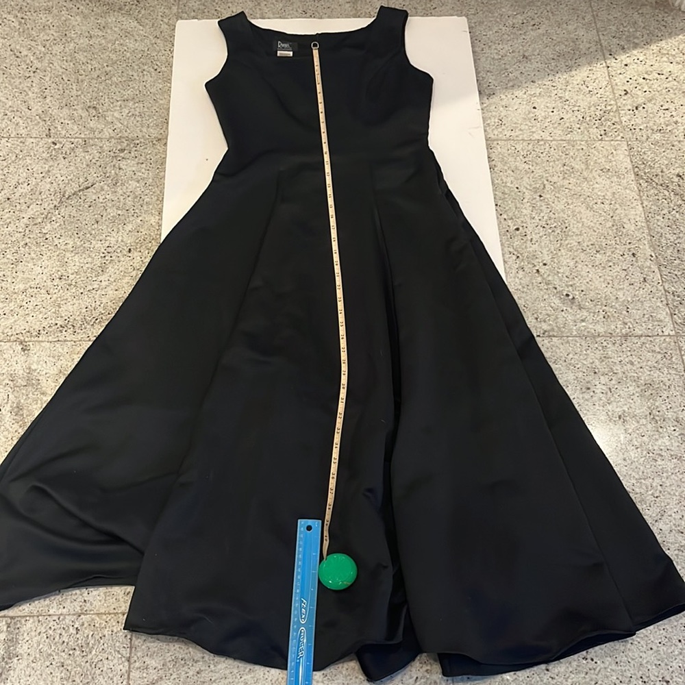 Rivar’s Black Concert Choir Dress, A-Line Ball-Gown - Gem